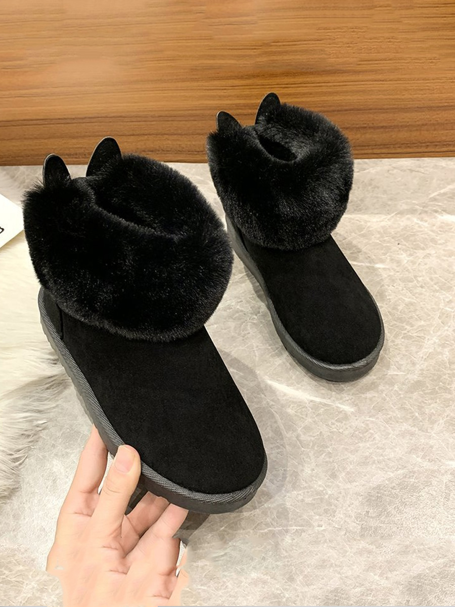 LW Plush Round-toe Booties Sale | LovelyWholesale